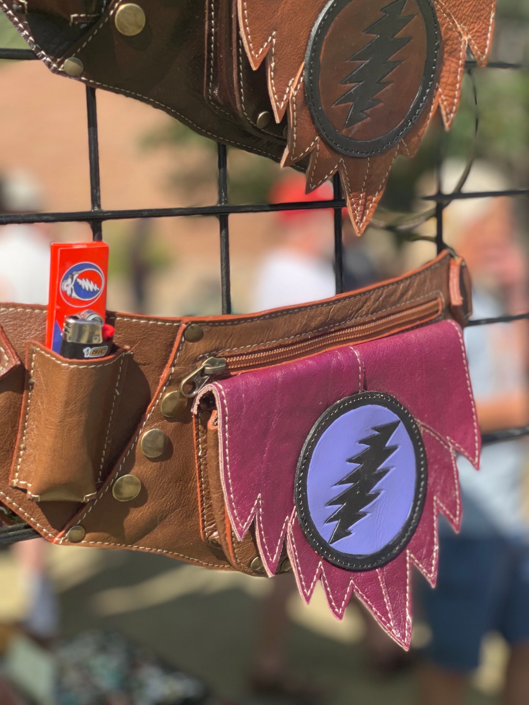 Dead Tour Hip Belt / Fanny Pack / Leather Hip Belt - Etsy