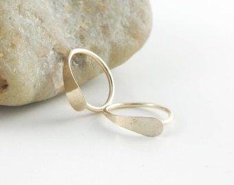 14K Gold Fill Hammered Mini Hoops 20 Gauge Helix Piercing | Etsy