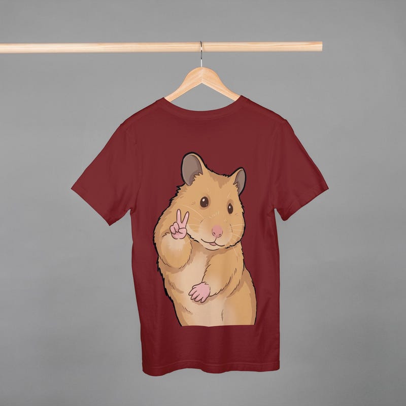 Hamster Peace Sign - Etsy