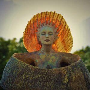 We Are Earth's Harmony, Offering Bowl Woman With Shell, by ...