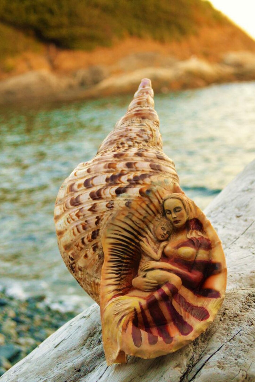 Art Card 5 Pack, Mermaids in a Shell, by Debra Bernier, Shaping Spirit ...