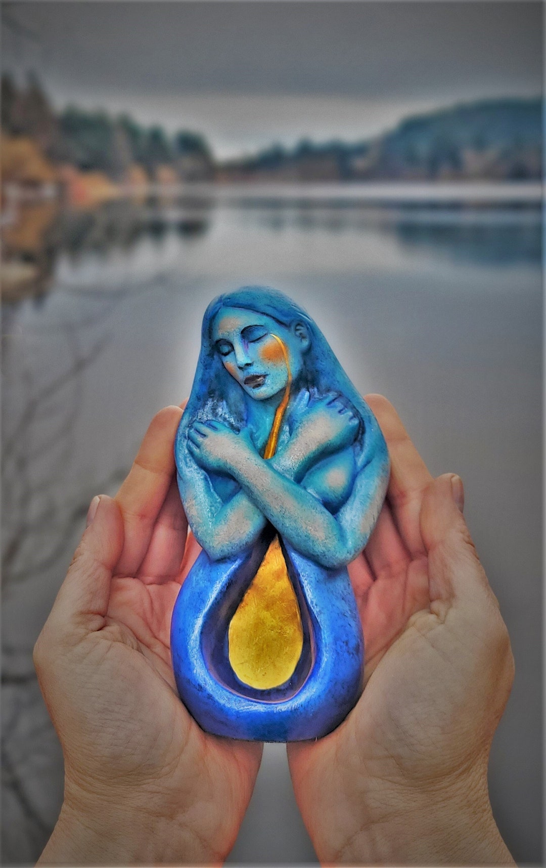 Inner Light, Healing Art Statue, Sculpture by Debra Bernier, Shaping ...