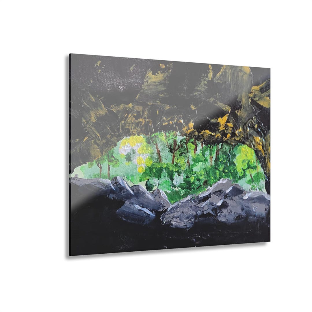 Menolly's Cave Palette Knife Painting Print - Etsy