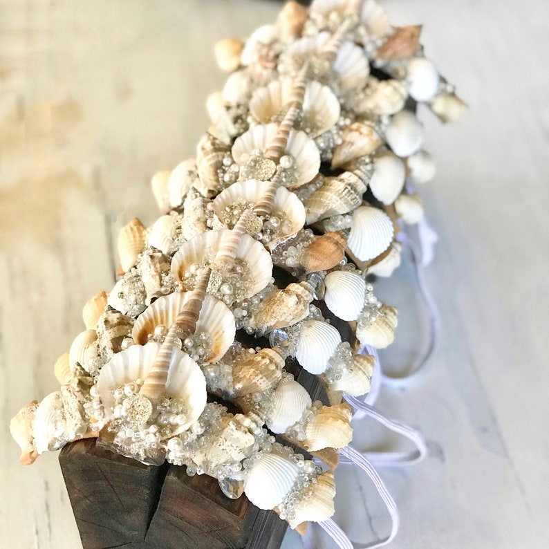 Set of 8 Mermaid Crowns Shell Crown Seashell Crown Mermaid | Etsy