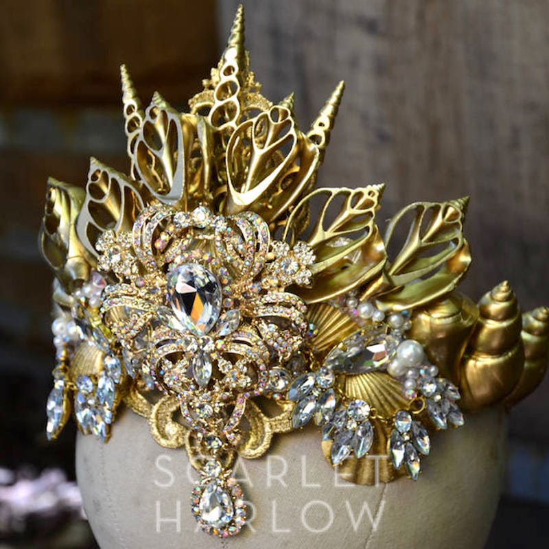 Seashell Crown - Etsy UK