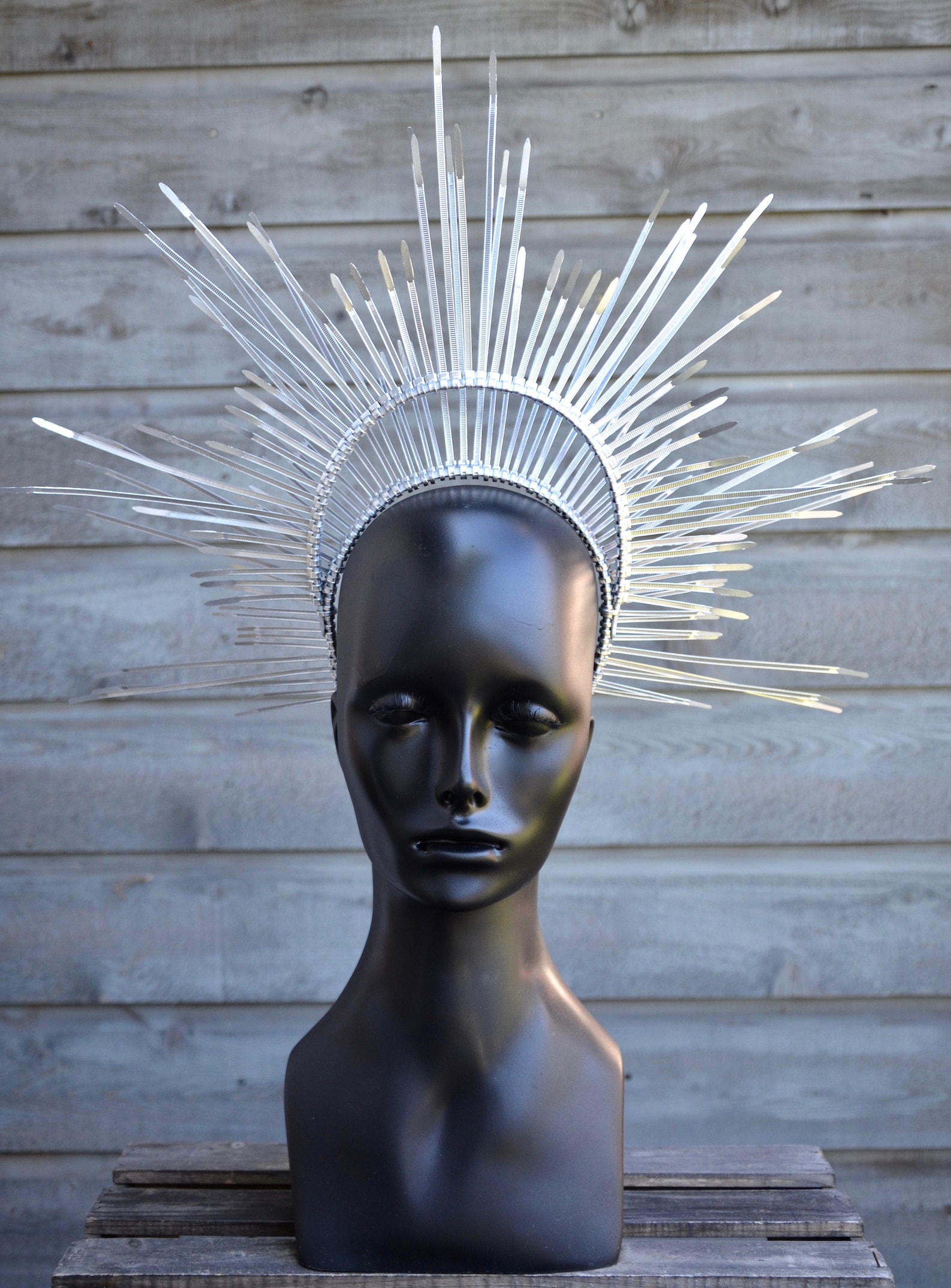 Silver Starburst Crown New Years Eve Celestial Headpiece - Etsy