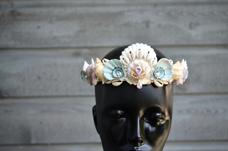 Seashell Mermaid Crown Shell Headband Adult Child Mermaid | Etsy