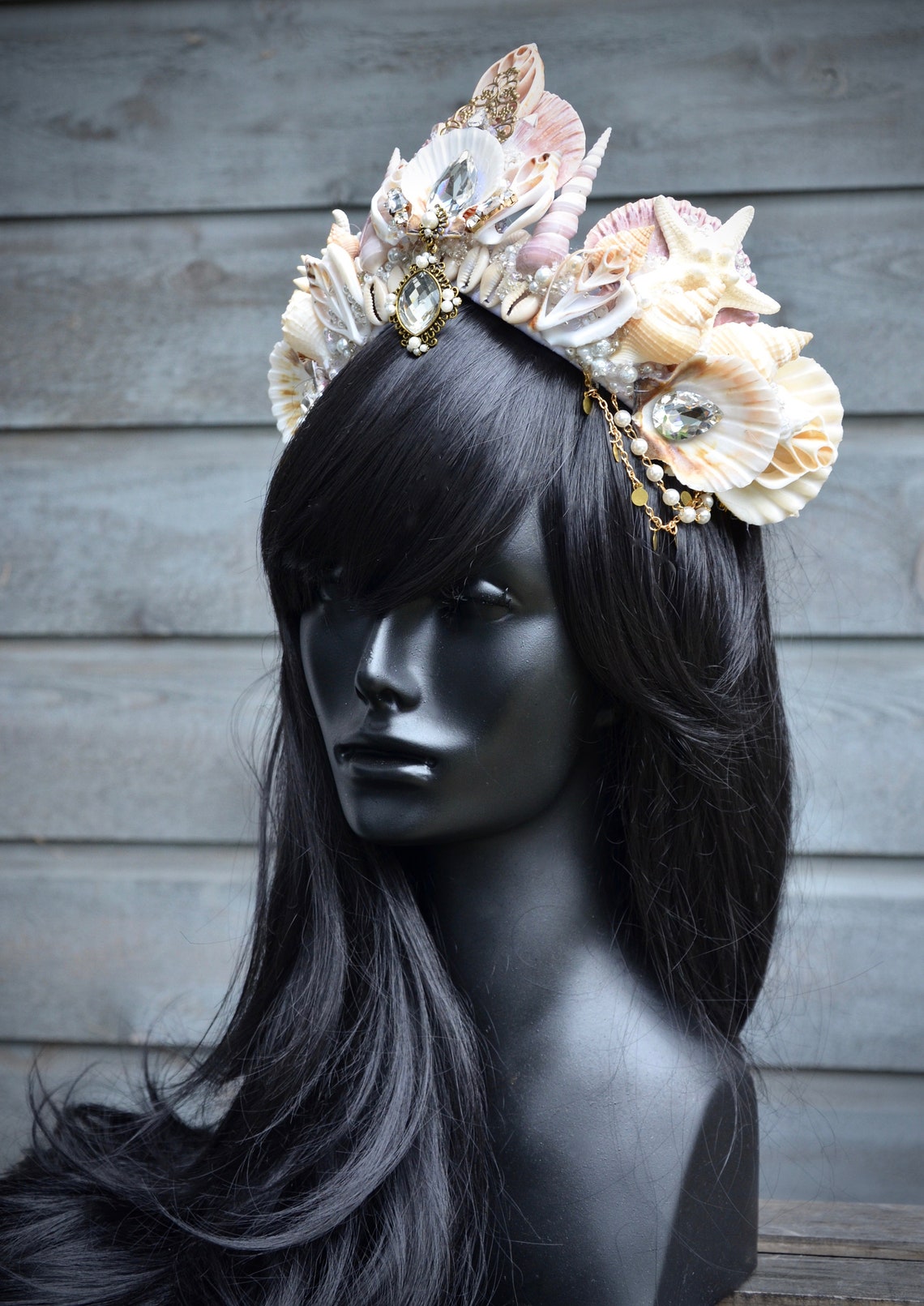 Seashell Mermaid Crown Adult Mermaid Headpiece Costume | Etsy