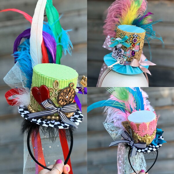 Mad Hatter Top Hat - Etsy
