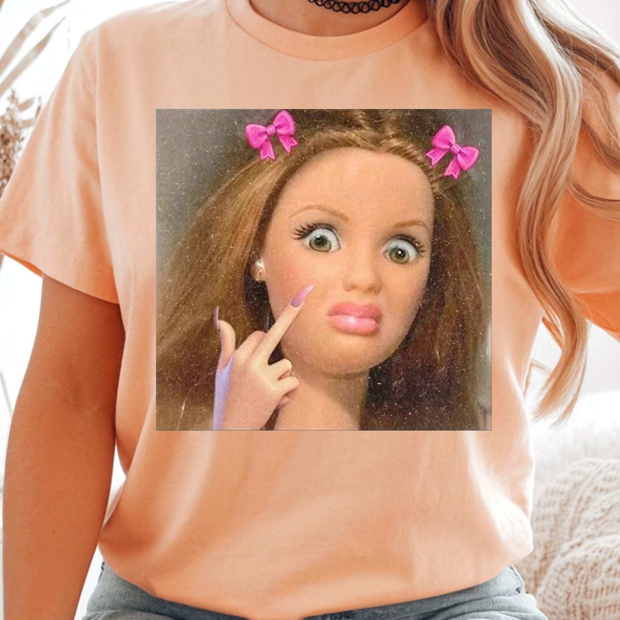 Disgusting Doll Face Meme PNG, Viral Ugly Doll Graphic (digital ...