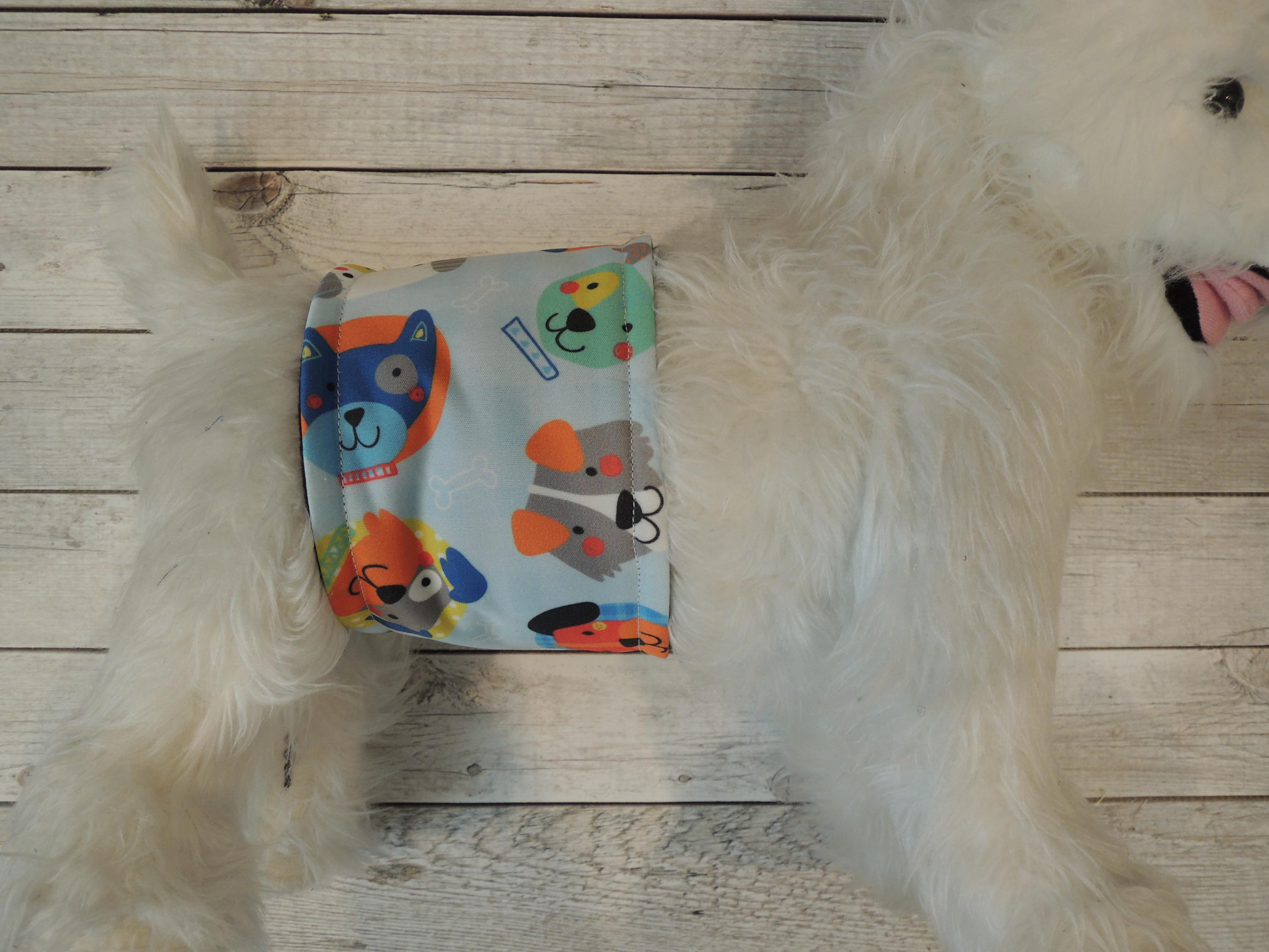 Dog Diaper Belly Band, PUL Doggy Fabric, PUL With or Without Zorb 3D ...