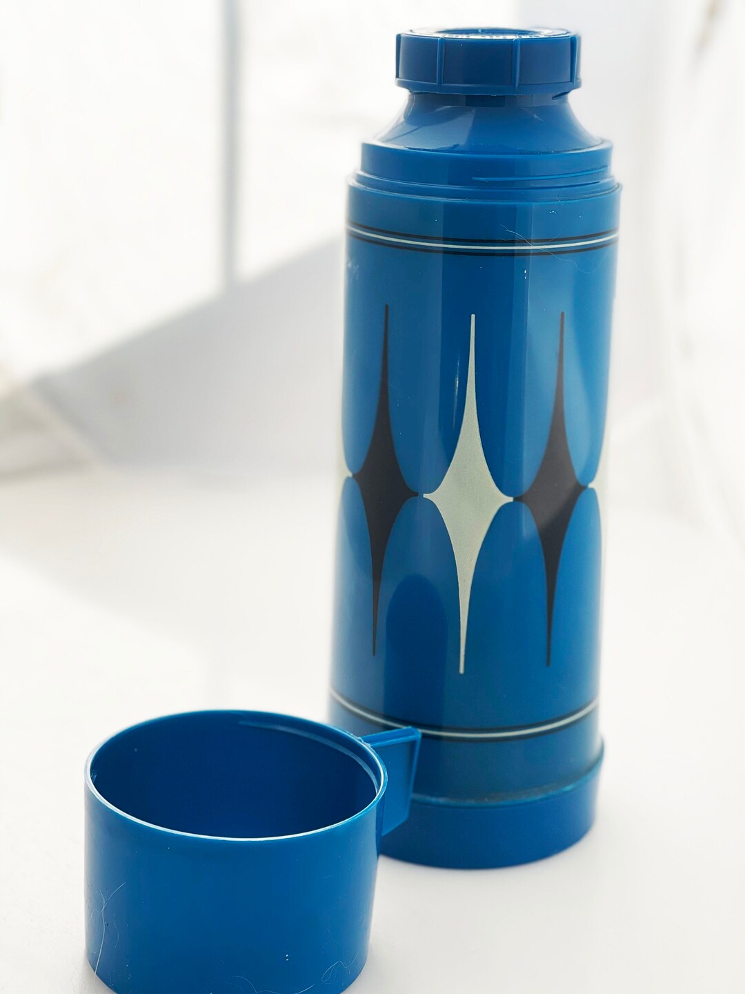Aladdin Blue Starburst Insulated Carafe- Thermal 70s Retro Insulated ...