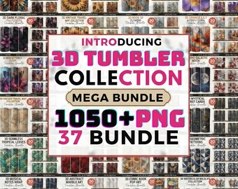 3D Tumbler Mega Bundle Digital Download - Etsy
