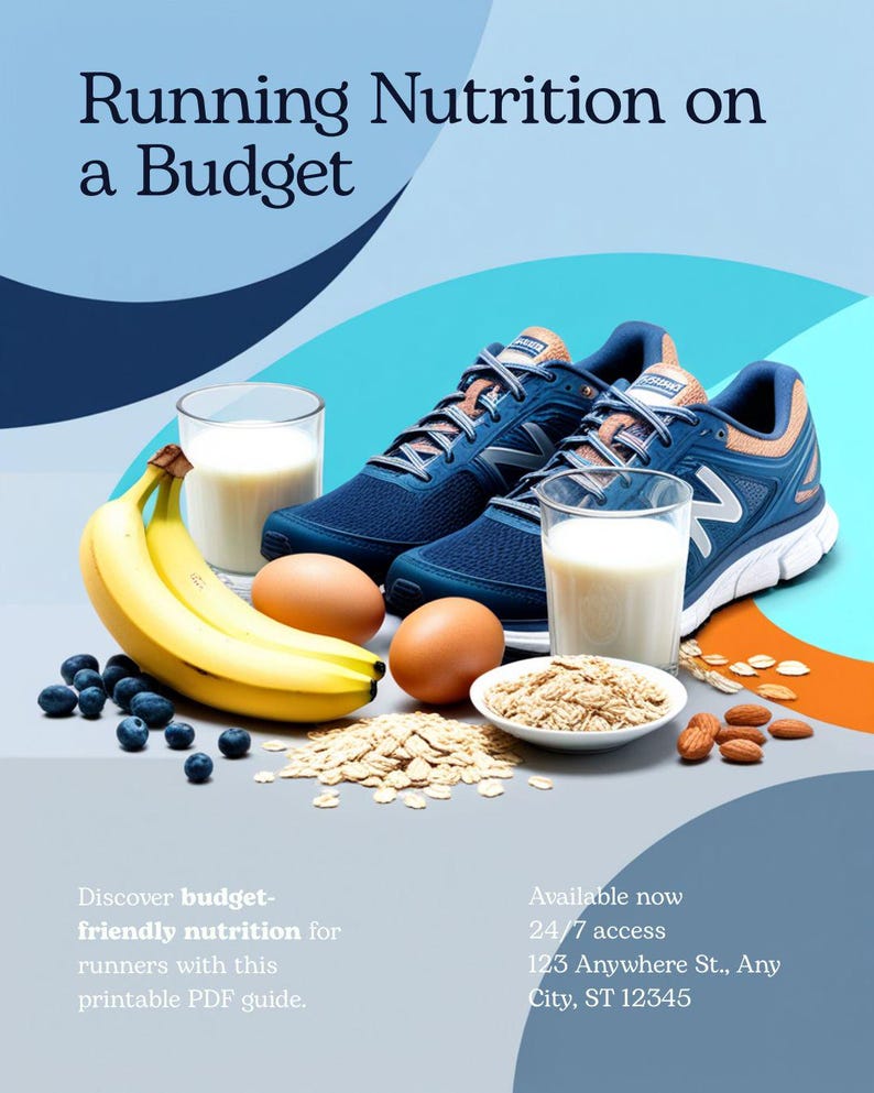 Running Nutrition on a Budget Printable PDF Guide | DIY Sports Drinks ...