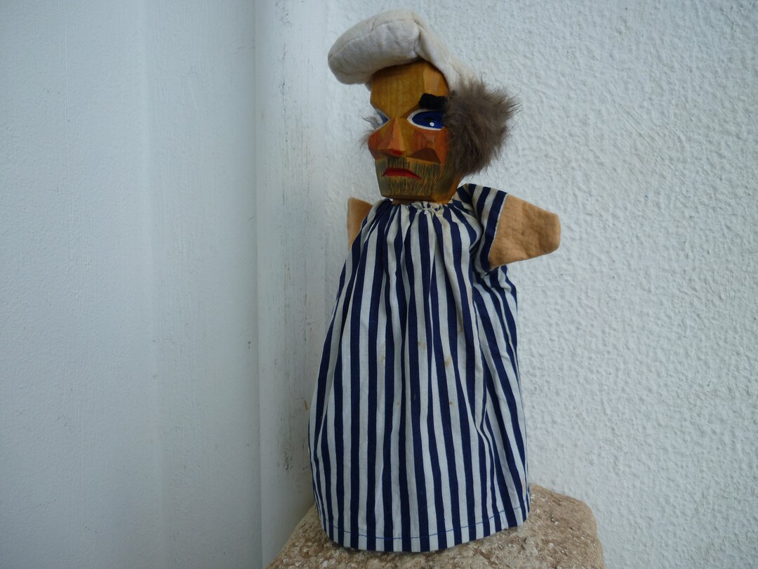Vintage,lotte Sievers-hahn,burglar,thief,robberhand-carved Wooden Head ...