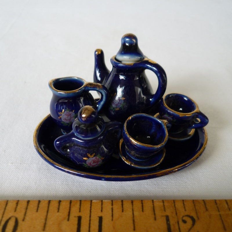 Miniature Tea Set - Etsy