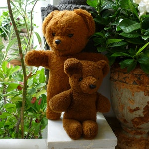 2 Vintage Teddy Bears,teddies,old,plush Teds,classic,stuffed Toys. - Etsy