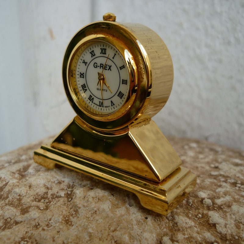 Brass Mantel Clock - Etsy