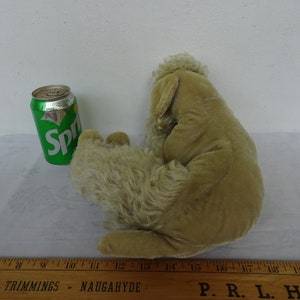 Vintage,steiff,taupe,grey,gray,large,reclining,snobby Poodle Dog ...
