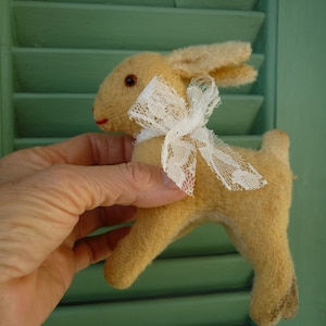 Vintage,worn,threadbare,bunny Rabbit,toy,glass Eyes,simple Stitched ...