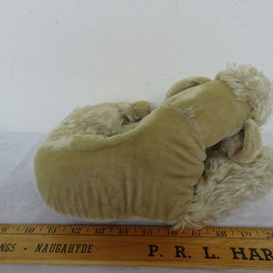 Vintage,steiff,taupe,grey,gray,large,reclining,snobby Poodle Dog ...