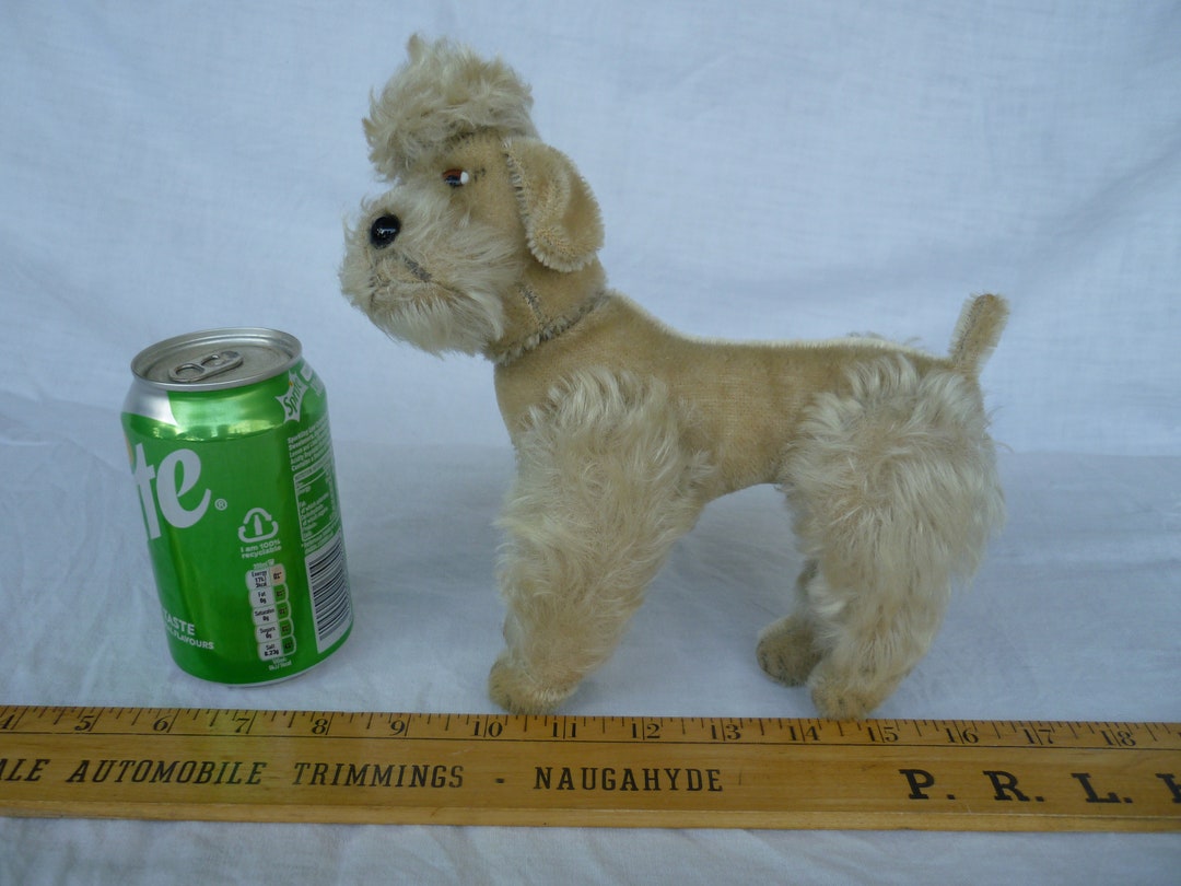 Vintage,steiff,taupe,snobby Poodle Dog,fully Jointed,no Ids. - Etsy