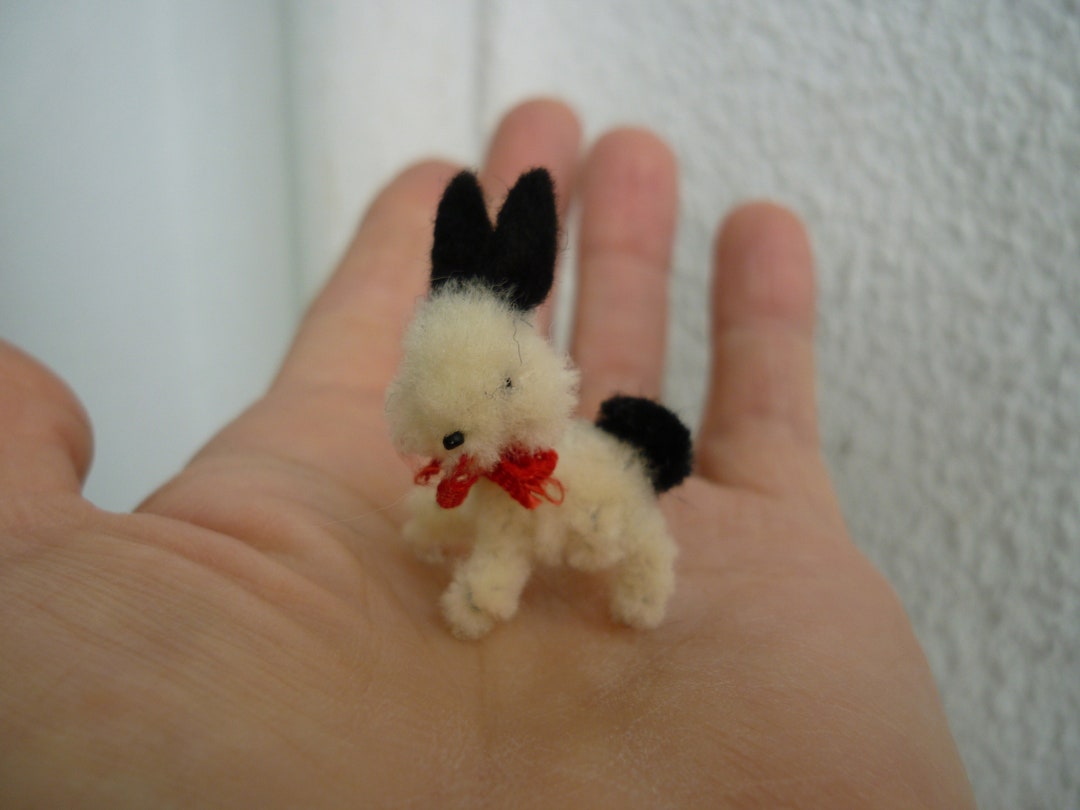 Vintage,tiny,ara,rabbit,bunny,handmade of Pure Wool,austria,miniature,1 ...