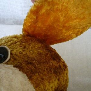 Vintage,large,wood Stuffed,plush Dog With Swivel Head. - Etsy