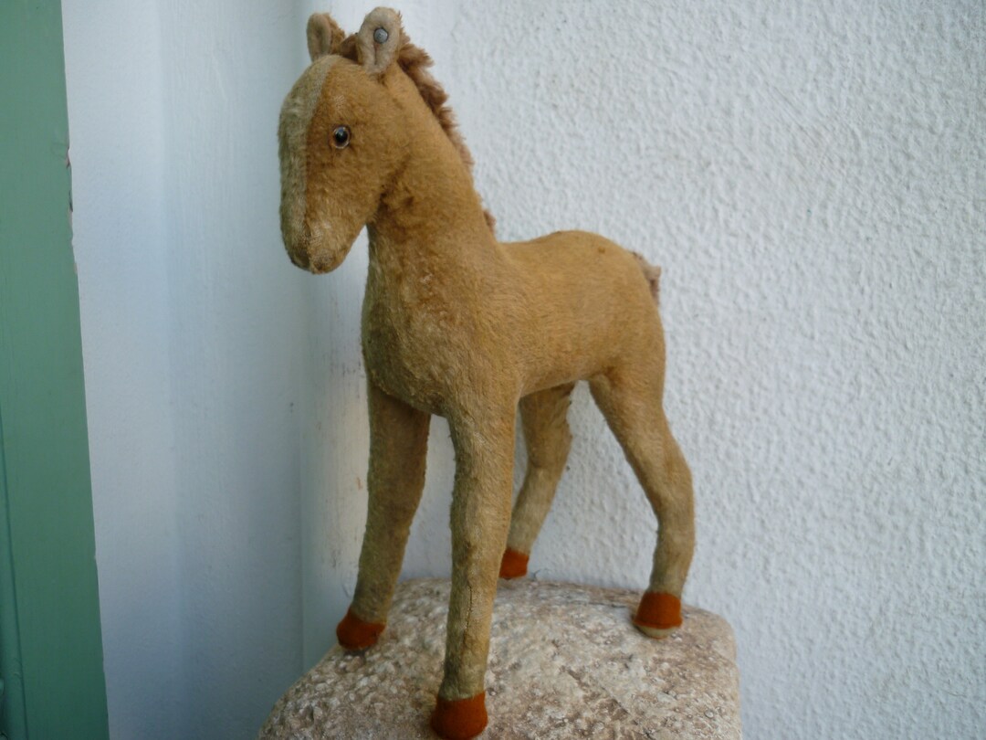 Rare,1948 Steiff Foal With Short Trailing FF Button,1948 Artificial ...