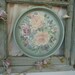 Shabby Chic Round Tray,distressed Style,decorative,painted Tin Tray ...