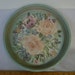 Shabby Chic Round Tray,distressed Style,decorative,painted Tin Tray ...