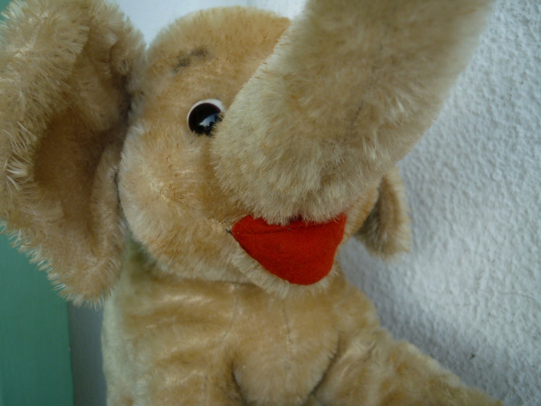 Vintage Schuco,plush,bigo Bello,elephant,made in West Germany,7'' High ...