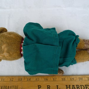 Vintage,12'' Fully Jointed,teddy Bear,worn,threadbare,mohair,glass,eyes ...