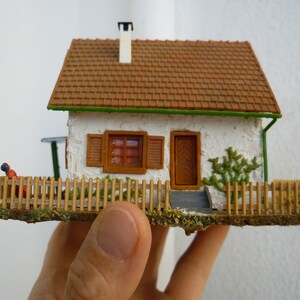 Vintage,handmade,wood & Plastic House Model,made in West Germany ...