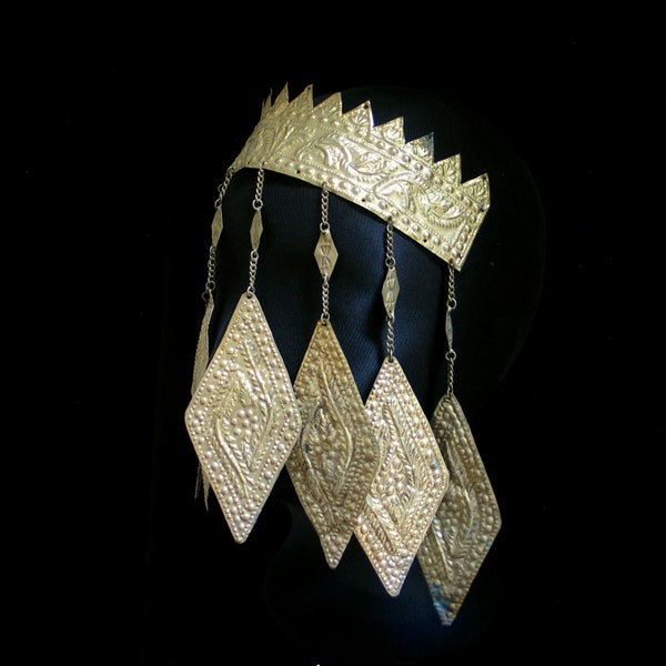 Gold Headdress - Etsy