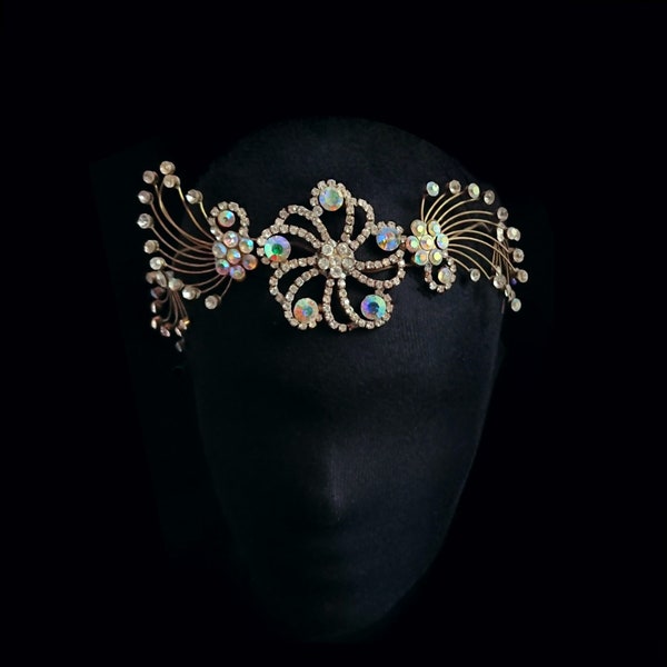 Rhinestone Headdress - Etsy