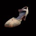 Antique Art DECO SWAN SHOES, Hand Painted Swans With Outstretched Wings ...