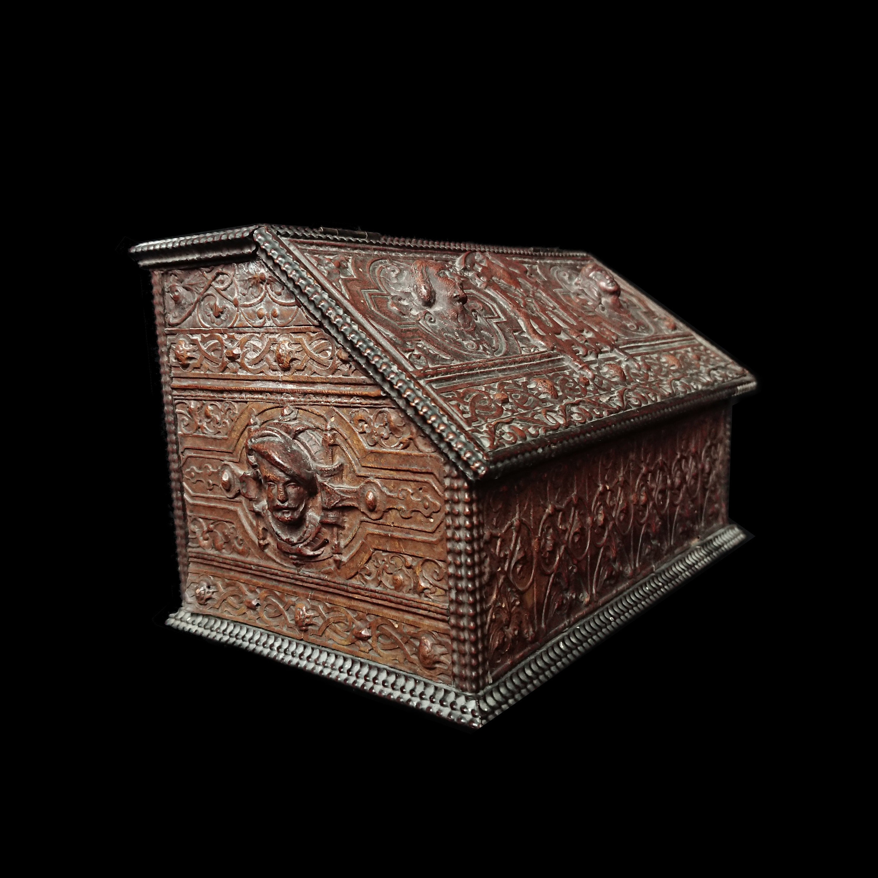 Antique Art Nouveau & Jacobean Writing Casket Symbolic - Etsy