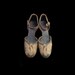 Antique Art DECO SWAN SHOES, Hand Painted Swans With Outstretched Wings ...