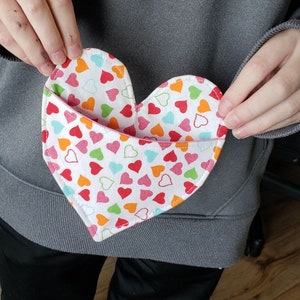 Heart Pocket Valentine Sewing Pattern Tutorial PDF 3 Sizes - Etsy