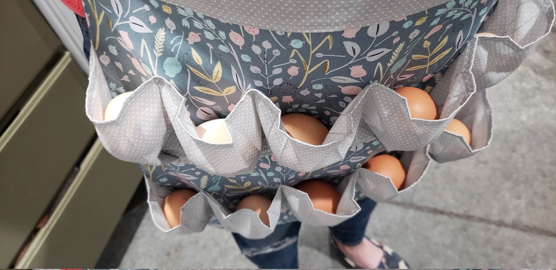 Egg Gathering Apron Sewing Pattern and Tutorial - Etsy