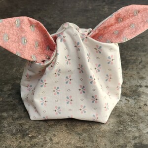 Square Bottom Bunny Ear Bag Sewing Pattern and Tutorial - Etsy