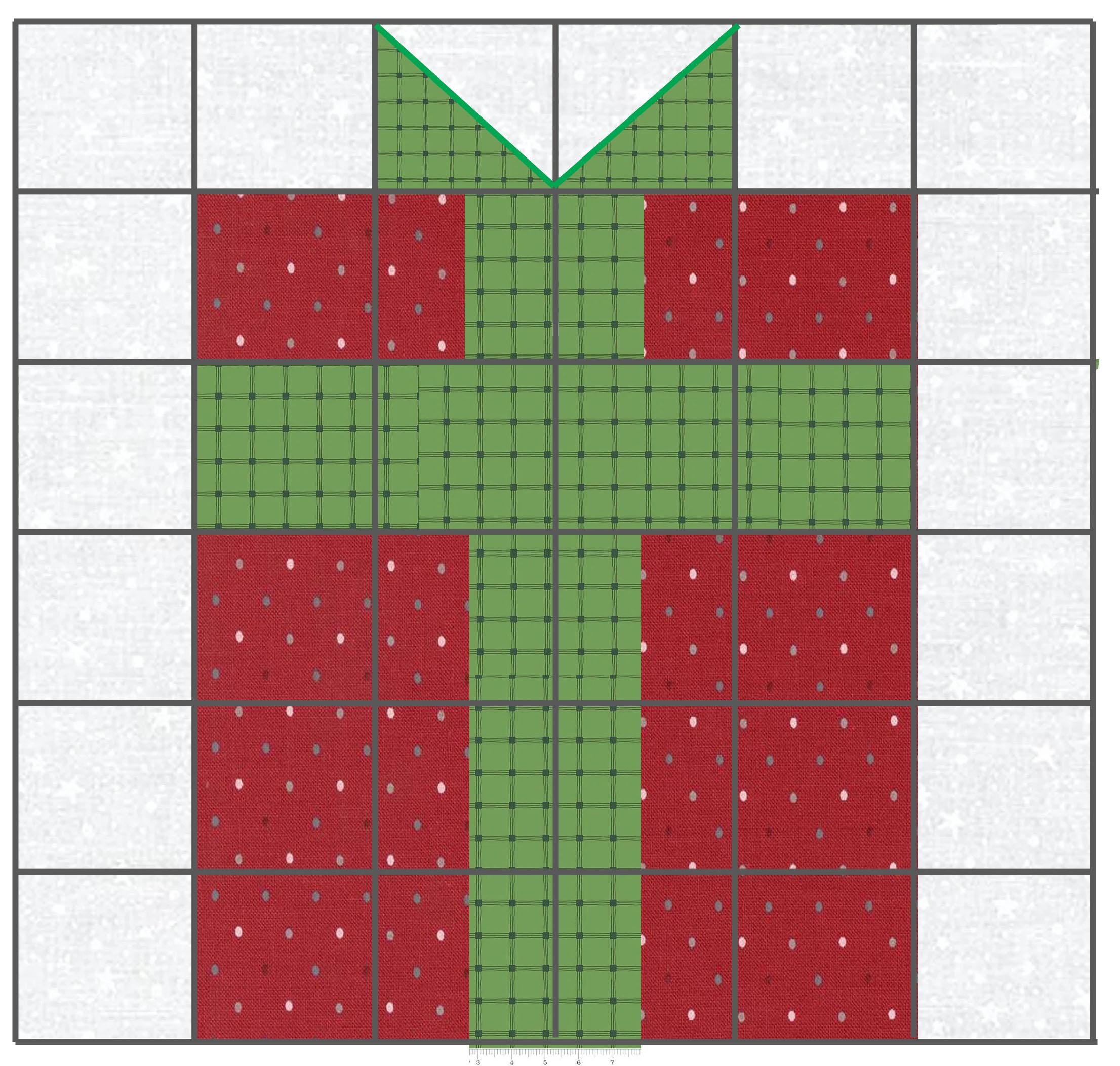 Tall Gift Quilt Block PDF Pattern – Christmas Quilt Block – Beginner ...
