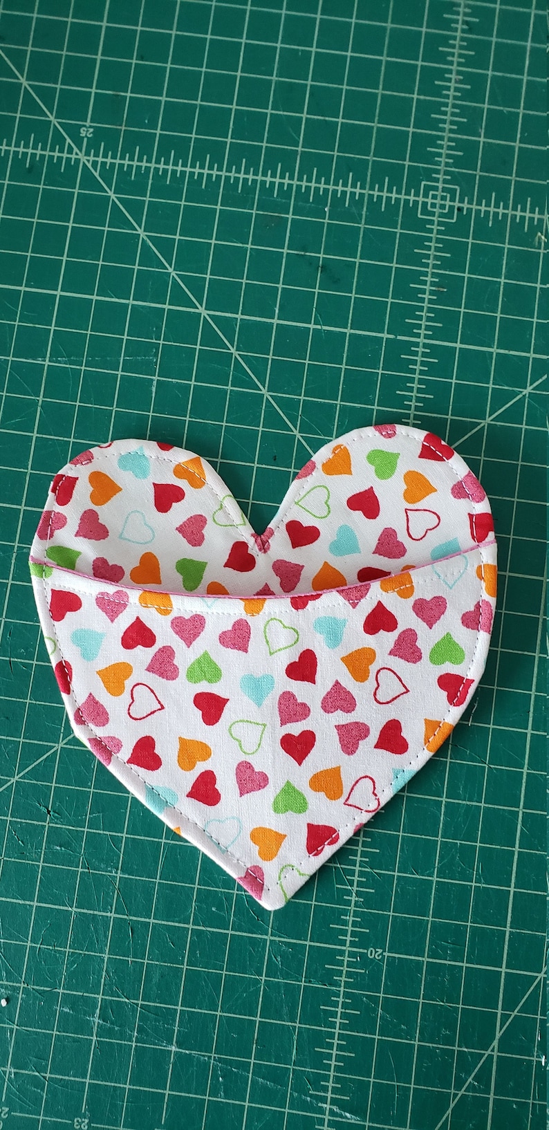 Heart Pocket Valentine Sewing Pattern Tutorial PDF 3 Sizes - Etsy