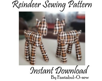 Deer Sewing Pattern | Etsy
