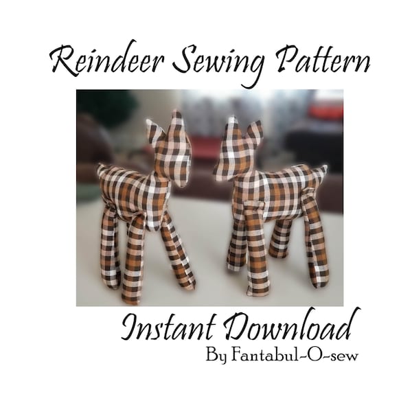 Deer Sewing Pattern - Etsy