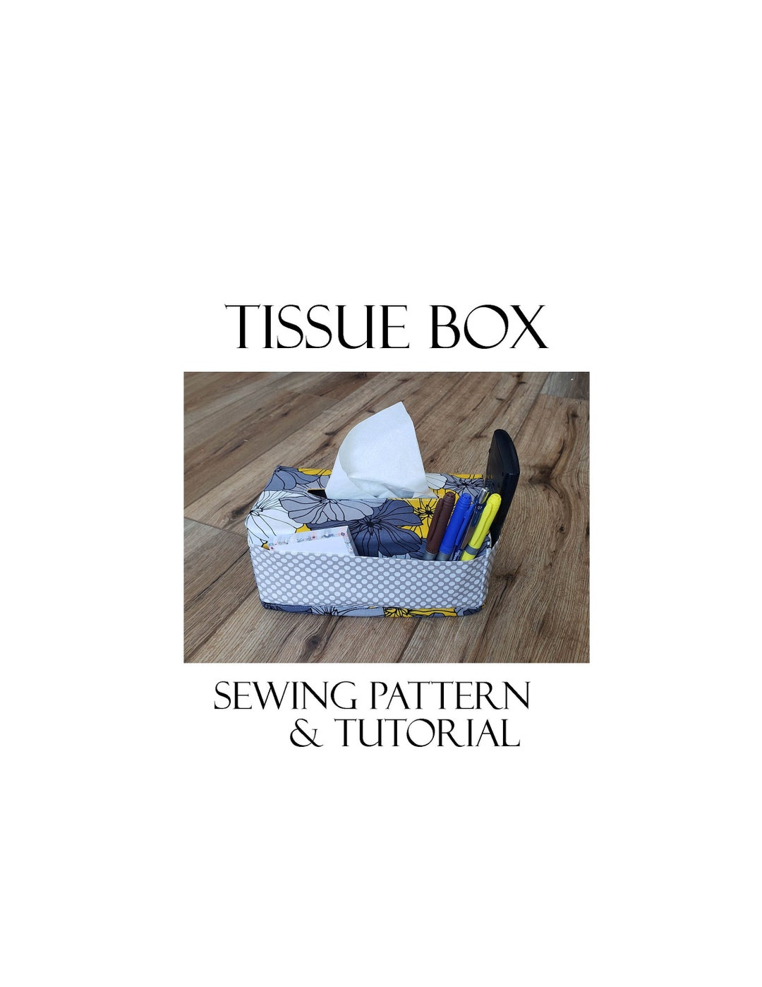 Tissue Box Cover Sewing Pattern - Etsy
