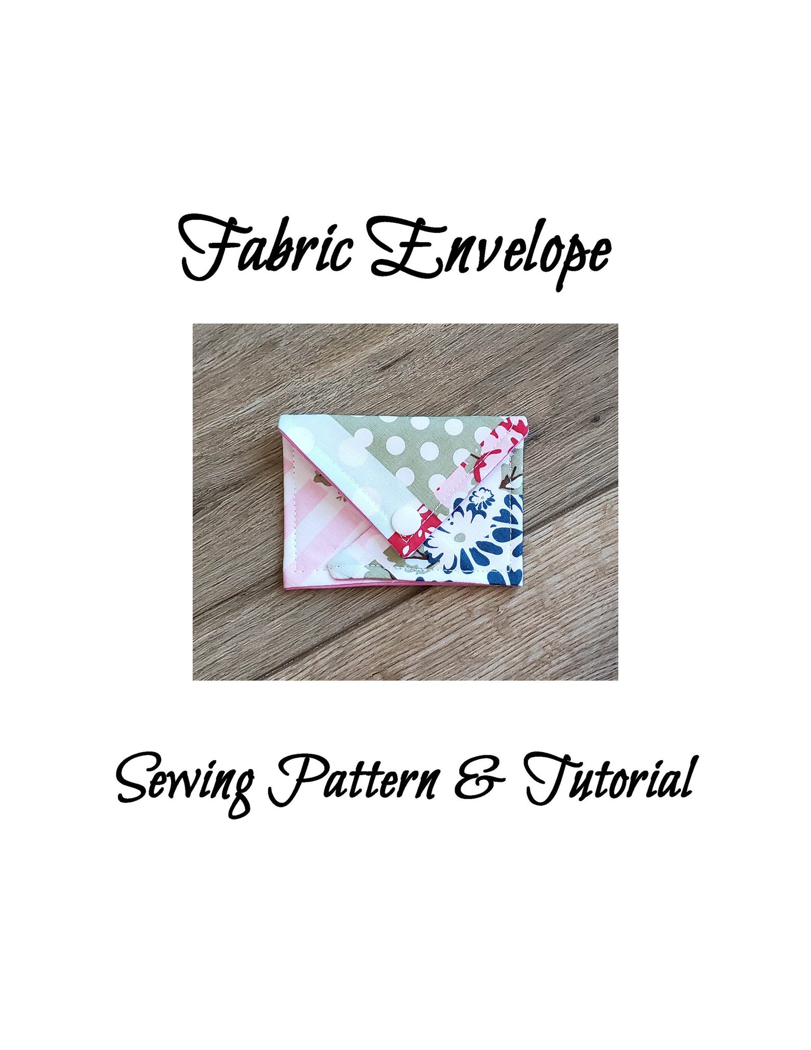 Fabric Envelope Sewing Pattern and Tutorial PDF 3 SIZES - Etsy
