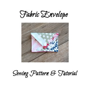Fabric Envelope Sewing Pattern and Tutorial PDF 3 SIZES - Etsy