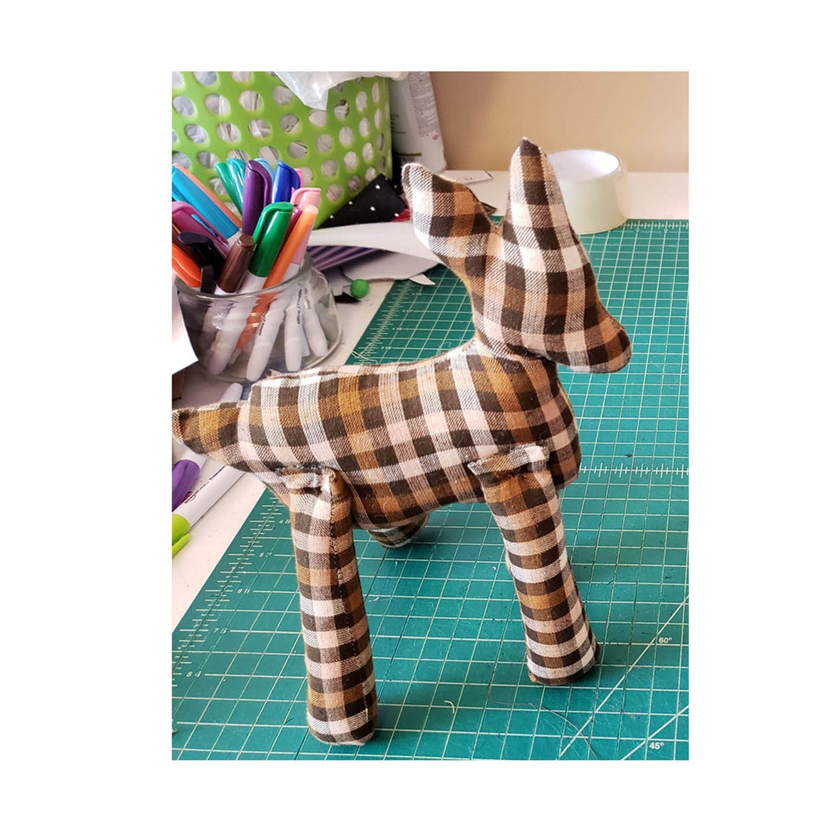 Deer Sewing Pattern and Tutorial Holiday Decor | Etsy